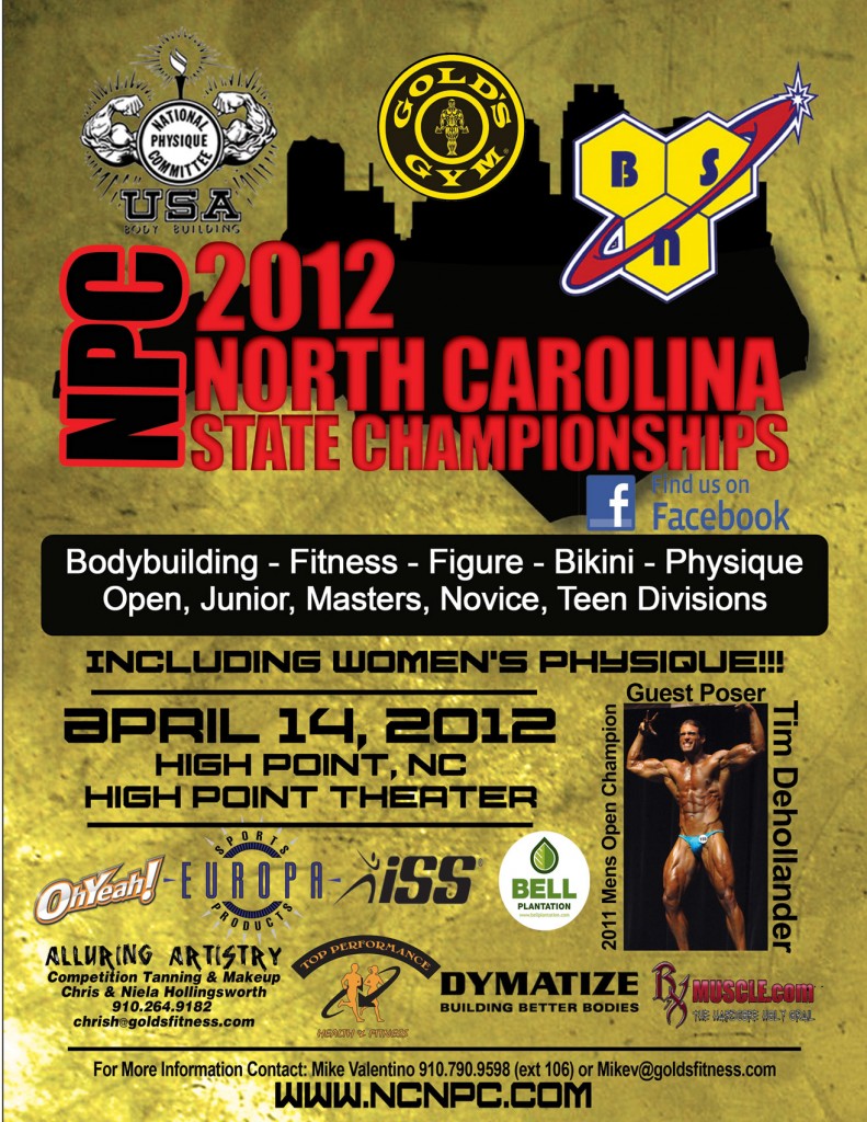 NC State Championships on April 14th | Five Starr Physique
