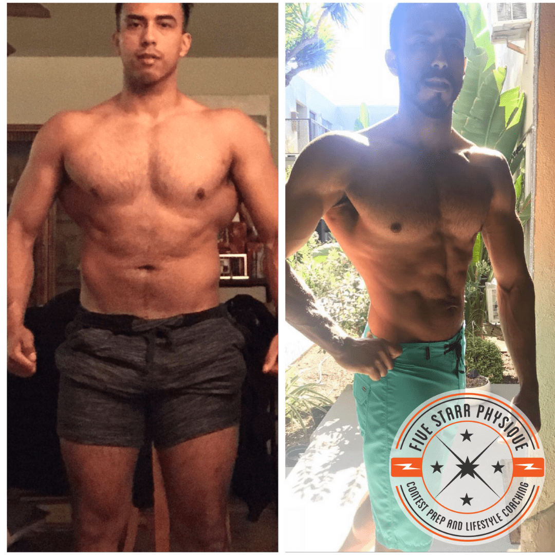 Bodybuilding Results, Before and After – Five Starr Physique